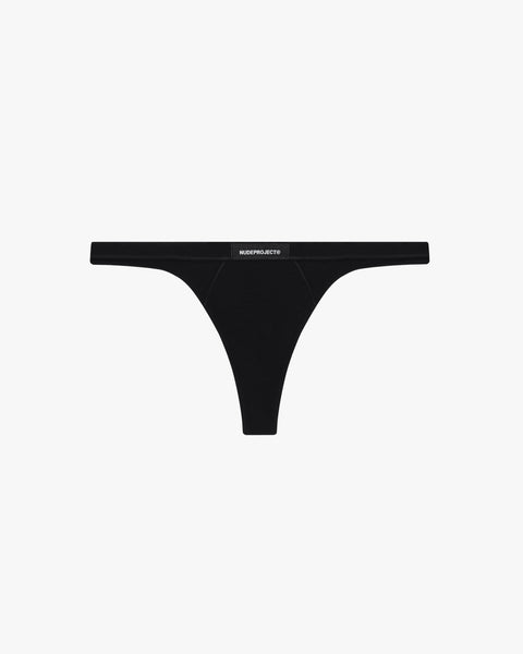 Classic Thong Black Nude Project