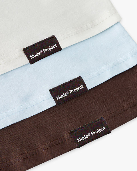 Basic Tee Brand Palette 3xPack – Nude Project