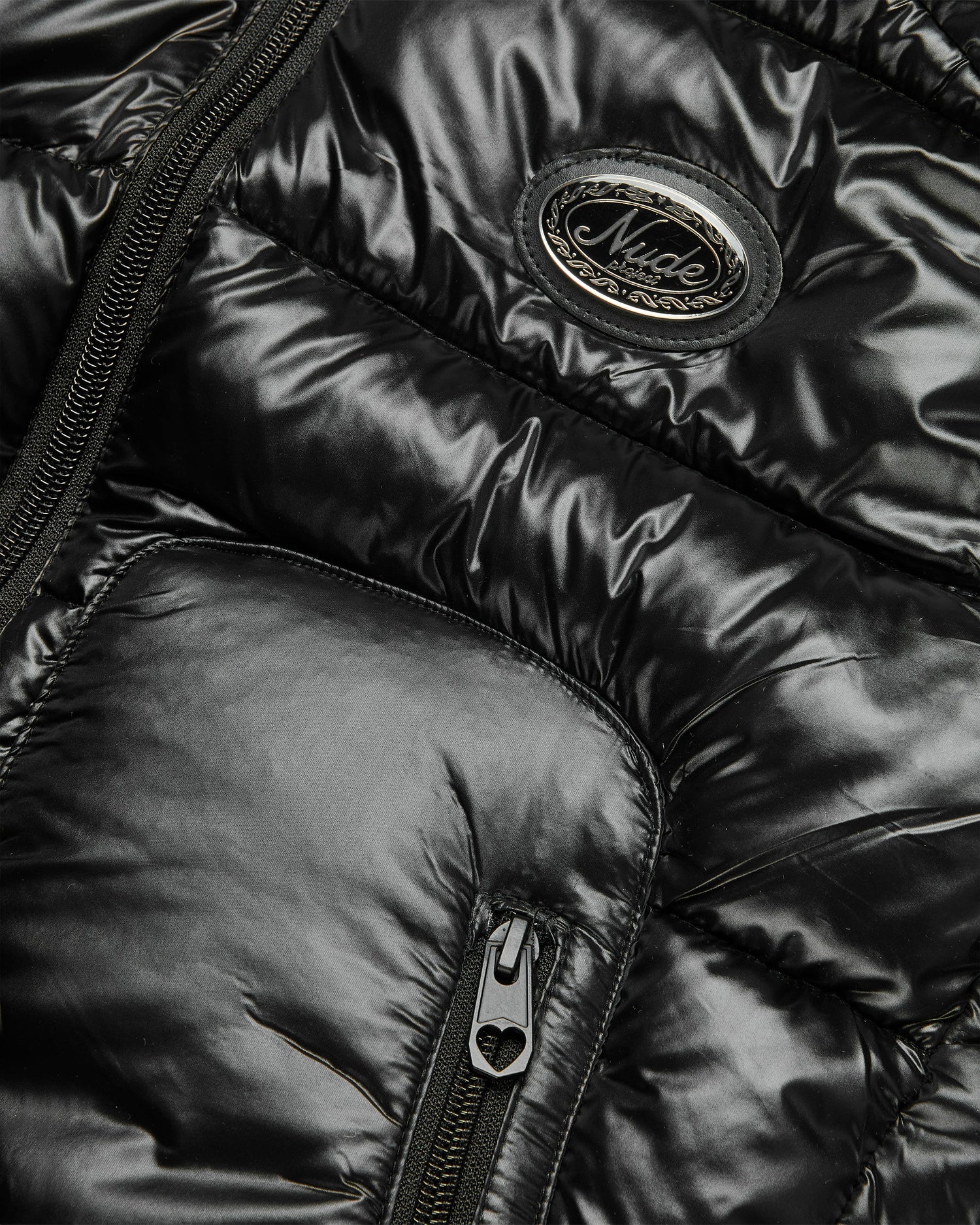 ICONIC PUFFER JACKET BLACK – Nude Project