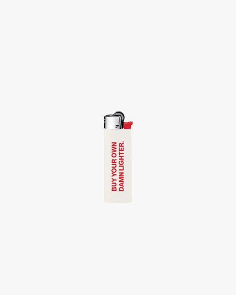 Buy Your Own Damn Lighter White – Nude Project