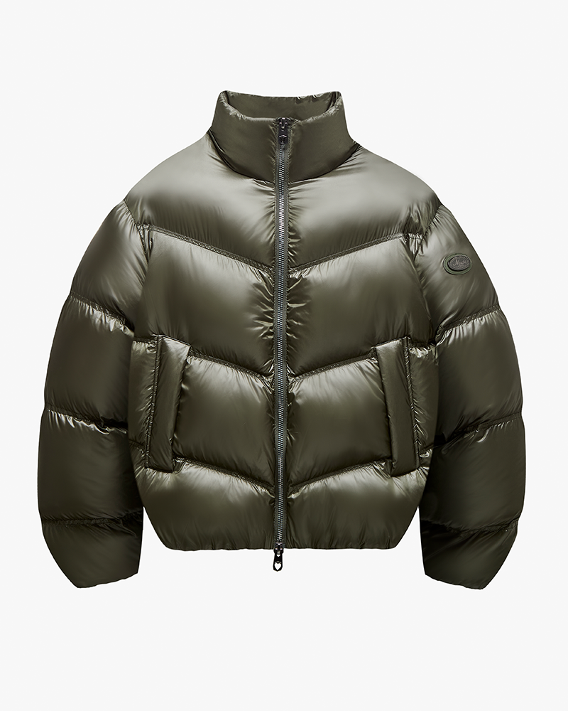 Real Down Og Puffer Jacket Green – Nude Project